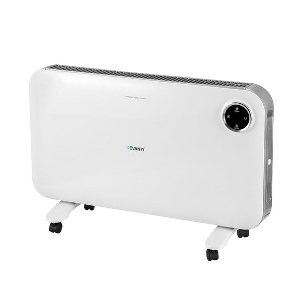 Devanti Electric Convection Heater Panel White 2000W - SILLYWILLYS