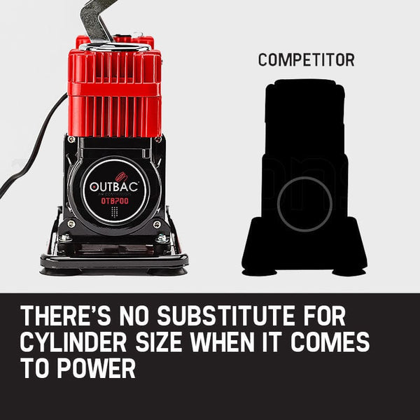 OUTBAC Car Air Compressor 12v 4x4 Tyre Deflator 4wd Inflator Portable ...